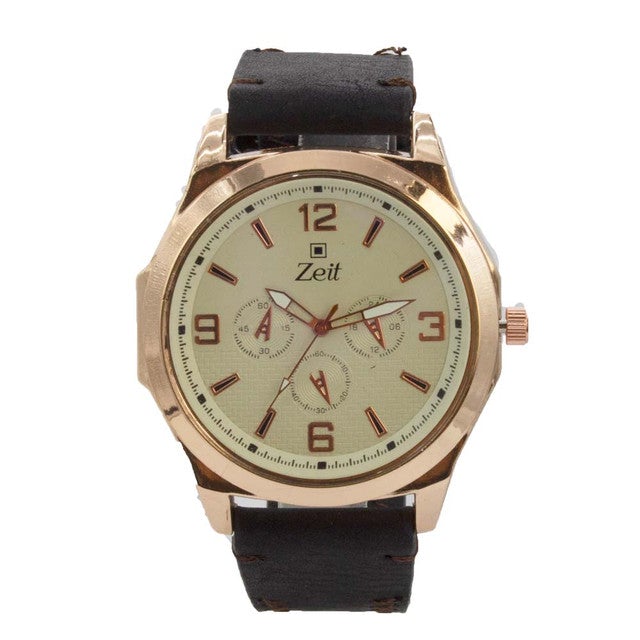 Reloj Zeit Hombre Analogo Negro Negro Azul marino – zeit.mx